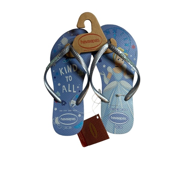 Havaianas | Shoes | Havaianas Cinderella Slim Flip Flop New Size 34 ...